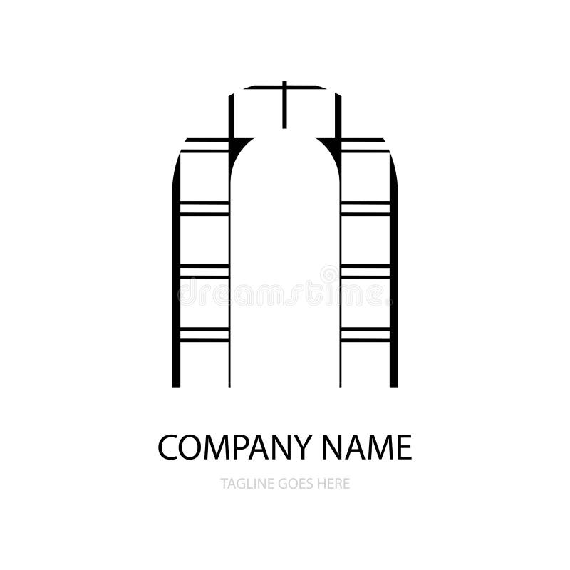 Gate logo vector stock vector. Illustration of background - 173774470