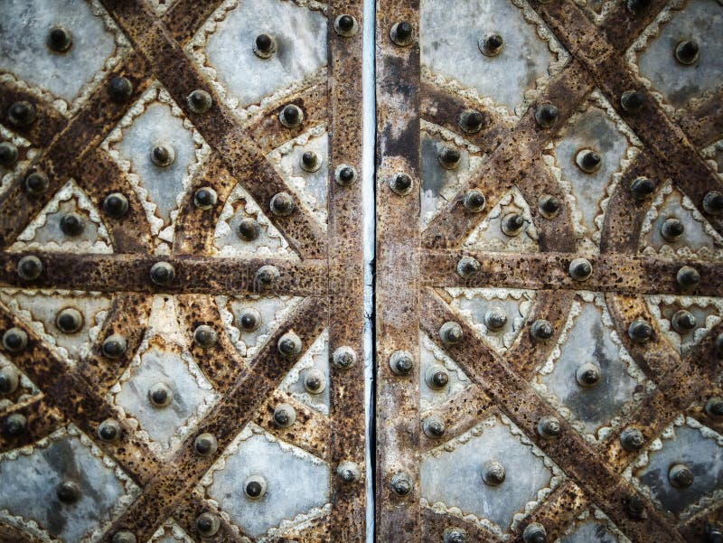 Gate Metal Decorative Pattern Stock Image - Image of decor, closed ...