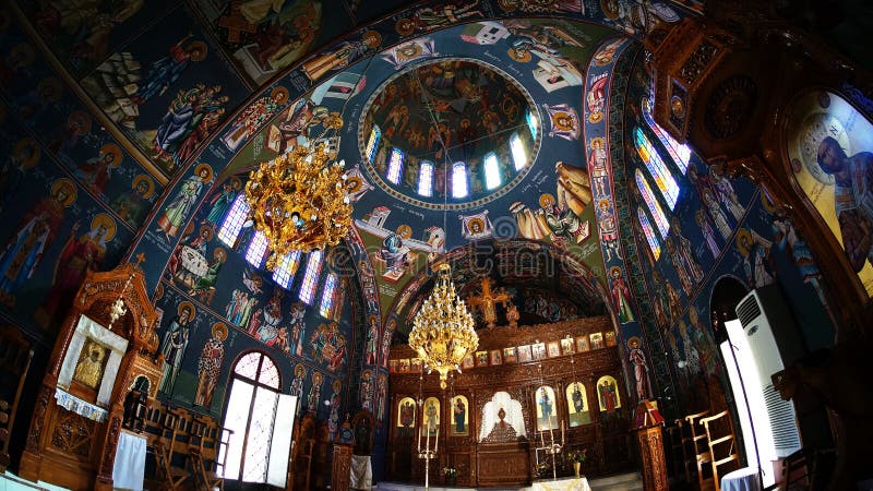 Gate Monastery the Decoration Inside Stock Photo - Image of wall ...