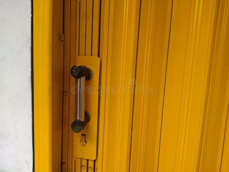 The Gate of an Office that is Still Closed Stock Photo - Image of light ...