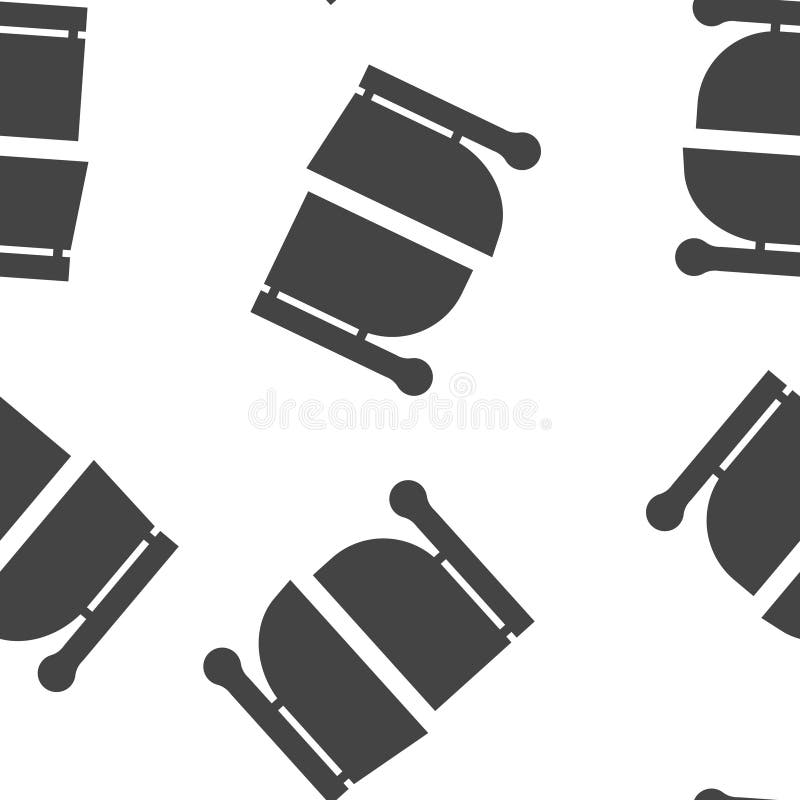 Gate Open Vector Icon Seamless Pattern on a White Background Stock ...