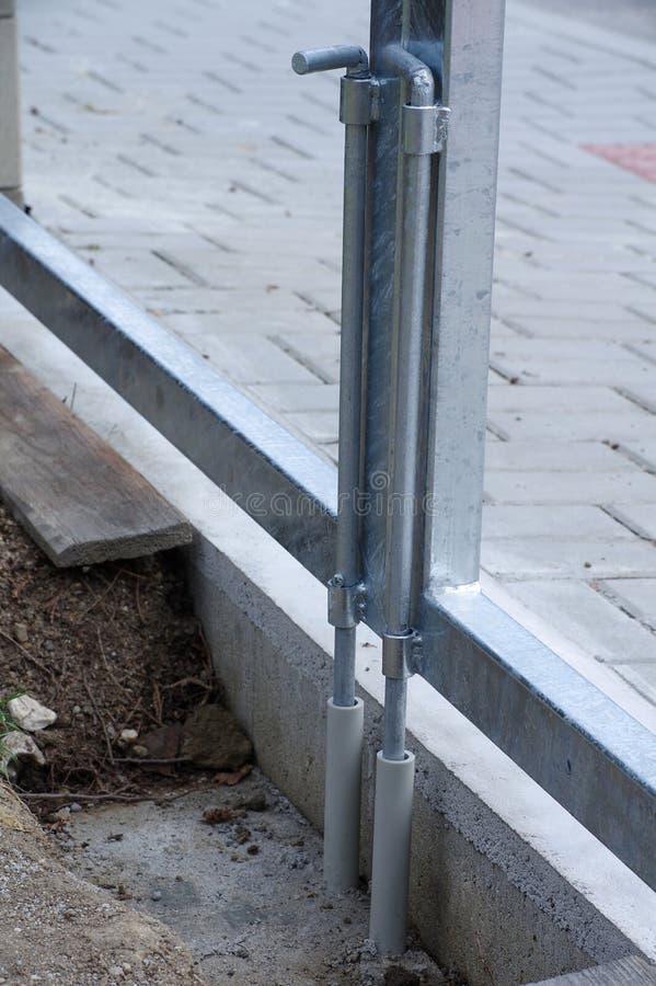 Gate pad bolt stock image. Image of objects, fencing - 118593127