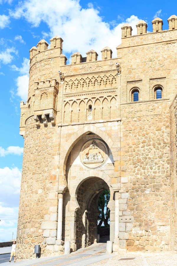 Gate of Puerta Del Sol the Sun Door Spain. Editorial Photography ...
