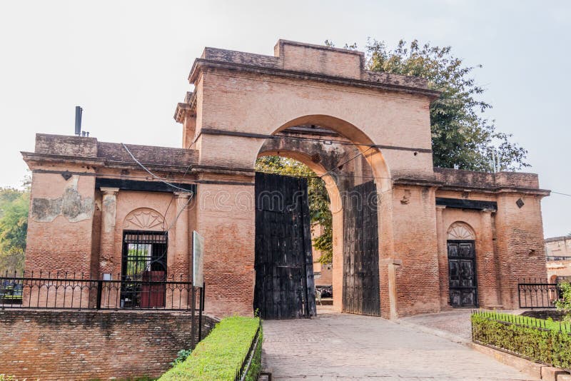 Gate of the Residency Complex in Lucknow, Uttar Pradesh State, Ind ...