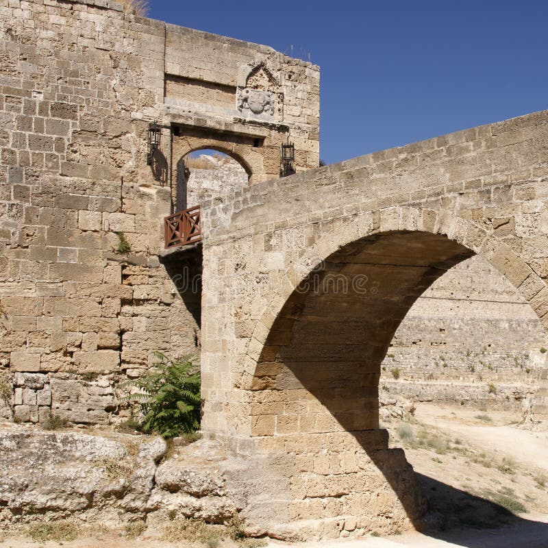 Gate of Saint Athanasios, Fortifications of Rhodes, Rhodes, Greece ...