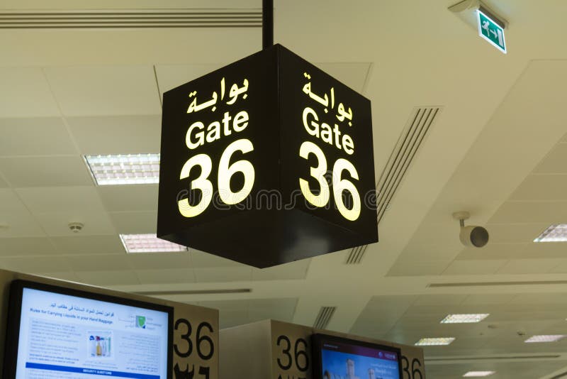 Airport Signage stock image. Image of waiting, interior - 2932265