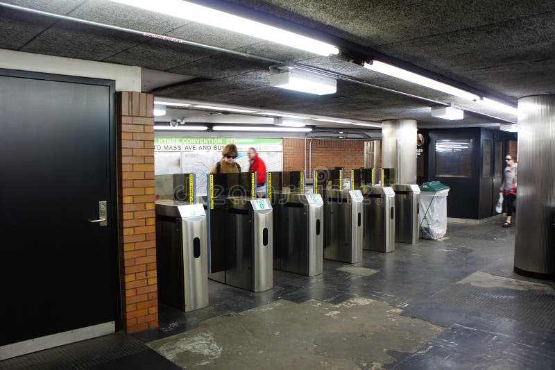 Gate at Subway Entrance stock photo. Image of train, city - 53575668