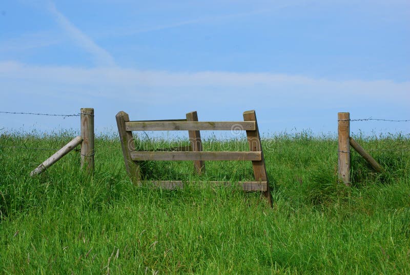 Open gate stock photo. Image of rural, field, meadow, open - 150308