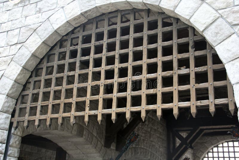 Gate To the Medieval Castle Stock Photo - Image of open, entry: 21341990