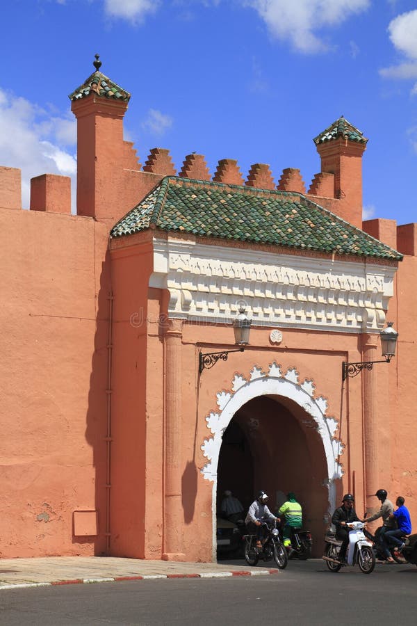 Bab Agnaou stock image. Image of marrakesh, medieval - 33271901