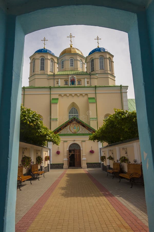 Gate To Ostroh Monastery - Ukraine. Stock Image - Image of abbey ...