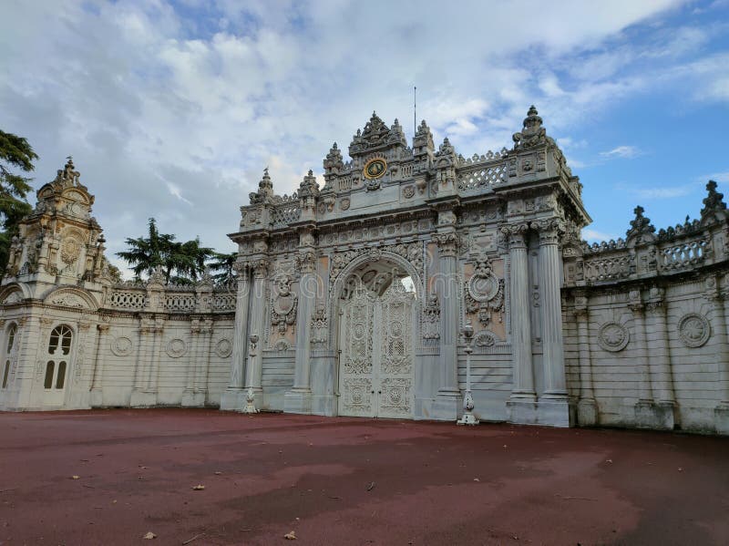 Gate to the royal castle stock image. Image of palace - 232829913