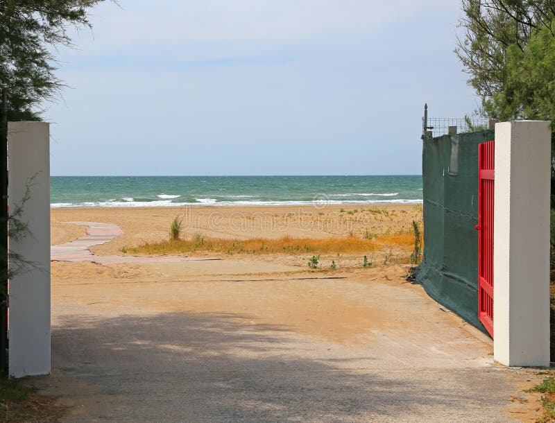 Gate To the Sea Symbol of Infinity Stock Photo - Image of backgrounds ...