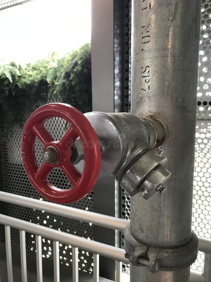 Gate Valve Water Connection with Pipe. Photo Image Stock Image - Image ...