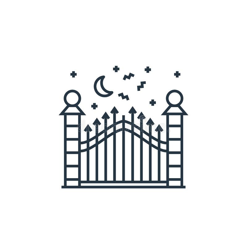 Gate Icon. Filled Gate Icon for Website Design and Mobile, App ...
