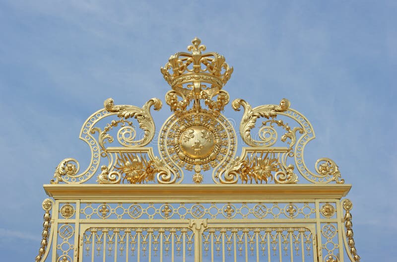 Gate of Versaille Palace stock image. Image of paris - 11181505