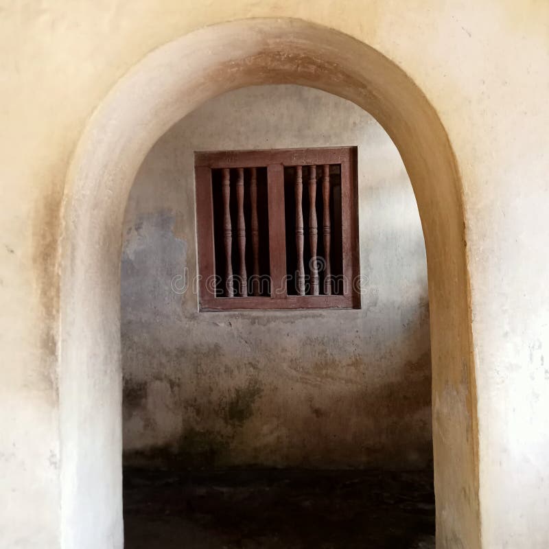 A Gate and Window at One Frame Stock Image - Image of aestetic, window ...