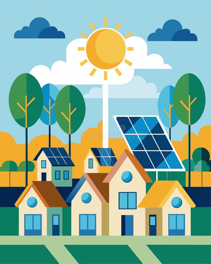 A Gated Community Powered Entirely by Solar Energy Featuring Advanced ...