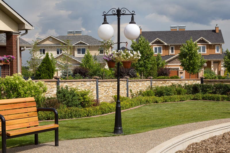 Gated development editorial photo. Image of decoration - 45495591