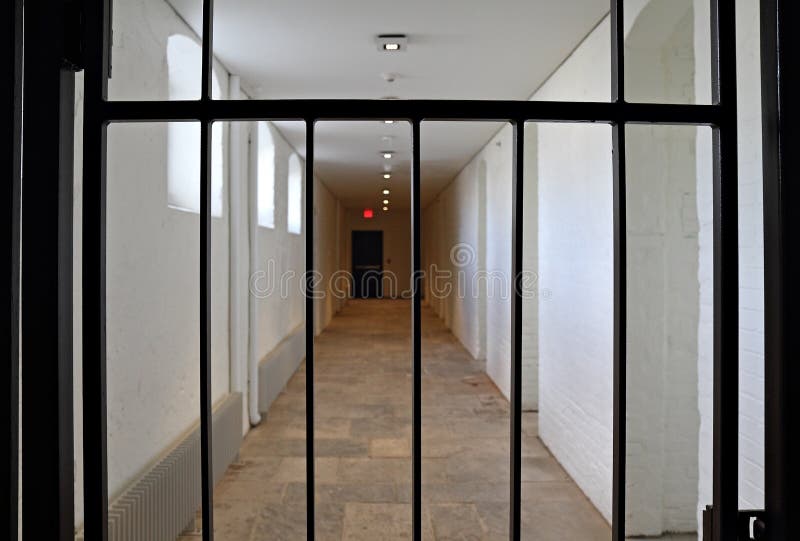 Gated hallway stock image. Image of gate, hallway, locked - 41099275