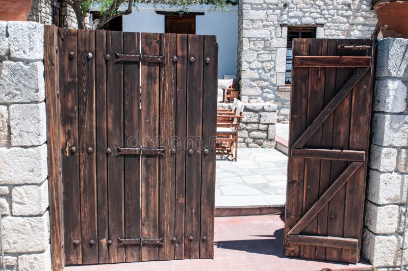 Gates stock photo. Image of building, private, entrance - 31446076