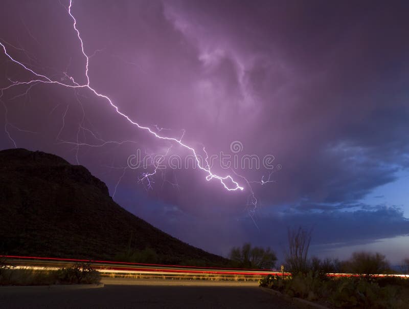 Gates Pass Lightning stock photo. Image of discharge, rain - 4872092