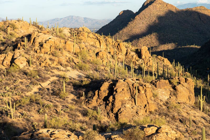 Gates Pass at Sunset - Tucson Arizona Stock Photo - Image of sunset ...
