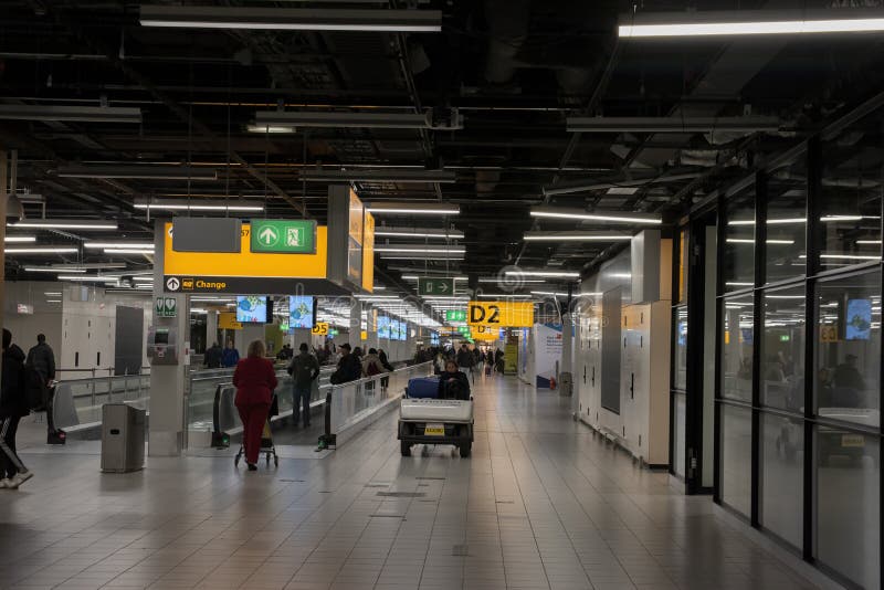 Gates at Schiphol Airport the Netherlands 7-12-2019 Editorial Photo ...