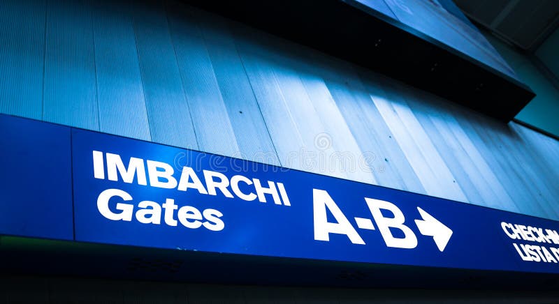 Gates Signage in the Airport Stock Image - Image of people, journey ...
