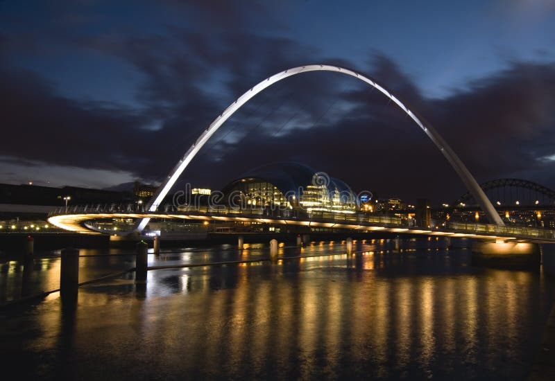 Gateshead Millennium Bridge Editorial Photo - Image of newcastle ...