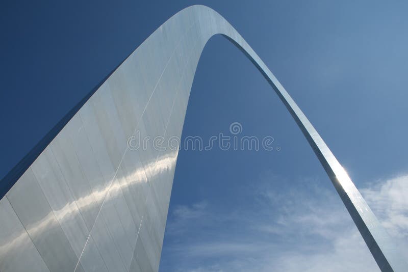 Gateway Arch stock image. Image of memorial, blue, midwest - 11406429