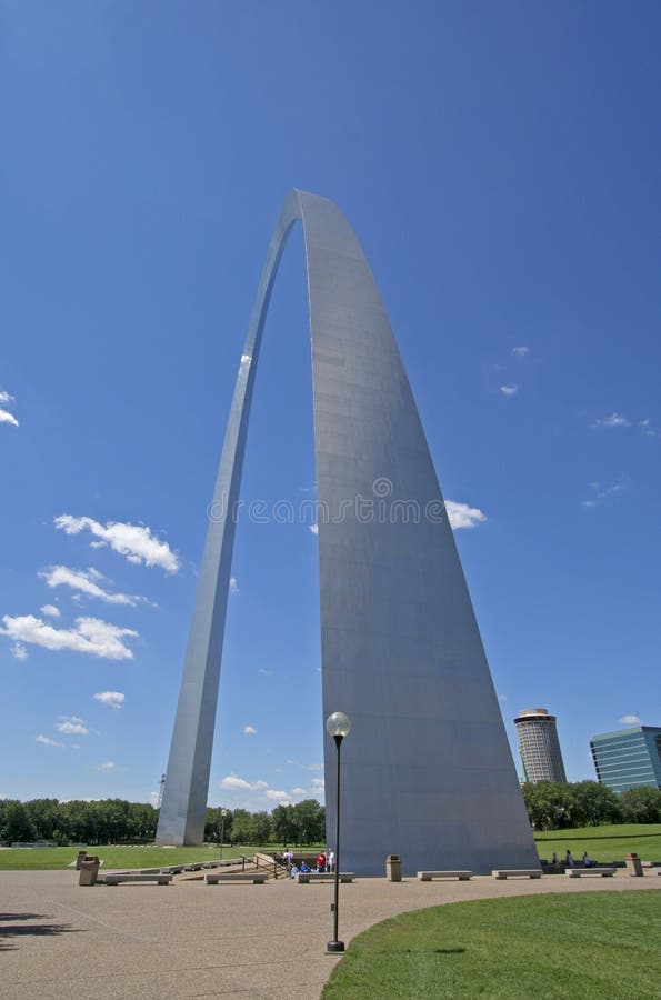 Gateway Arch Construction stock image. Image of design - 7100589