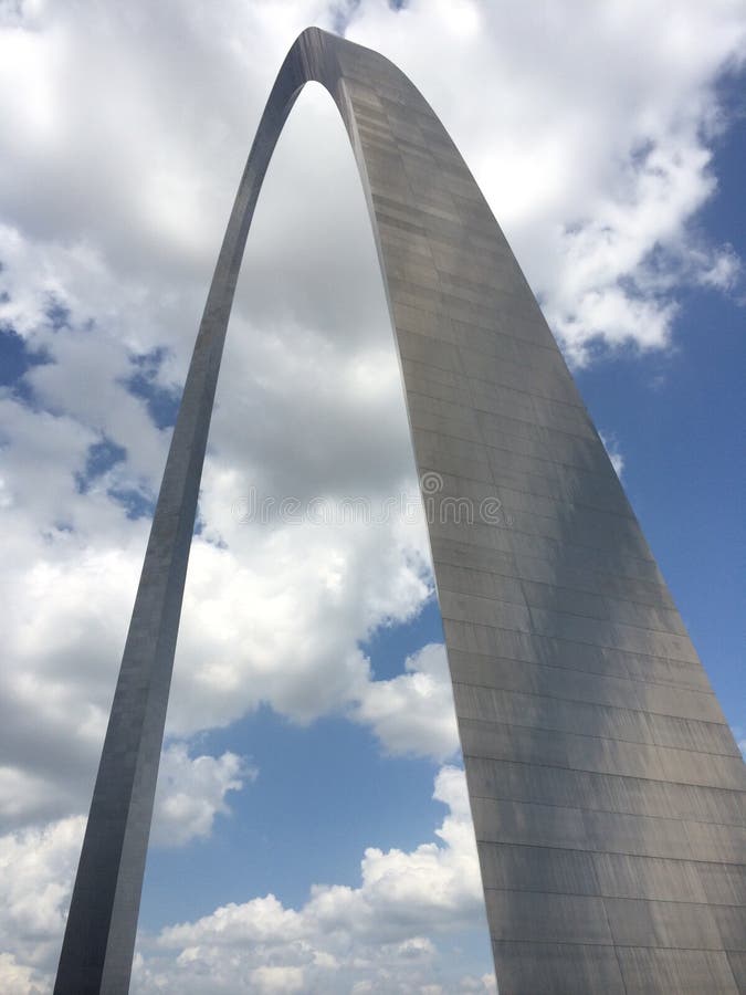 Gateway Arch stock image. Image of clouds, gatewayarch - 42508081