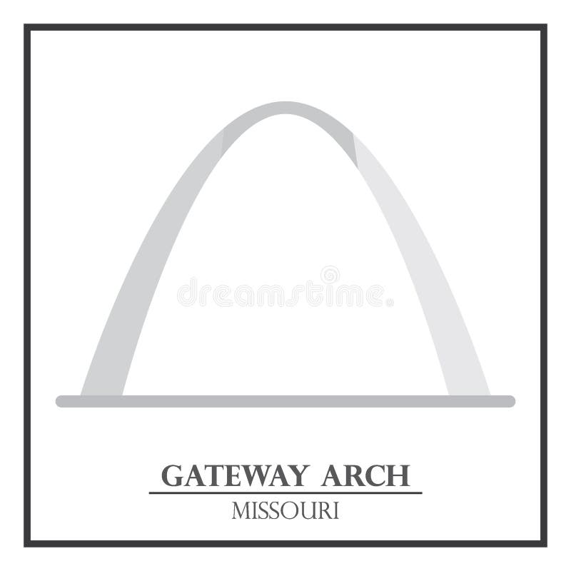Gateway Arch Stock Illustrations – 1,672 Gateway Arch Stock ...