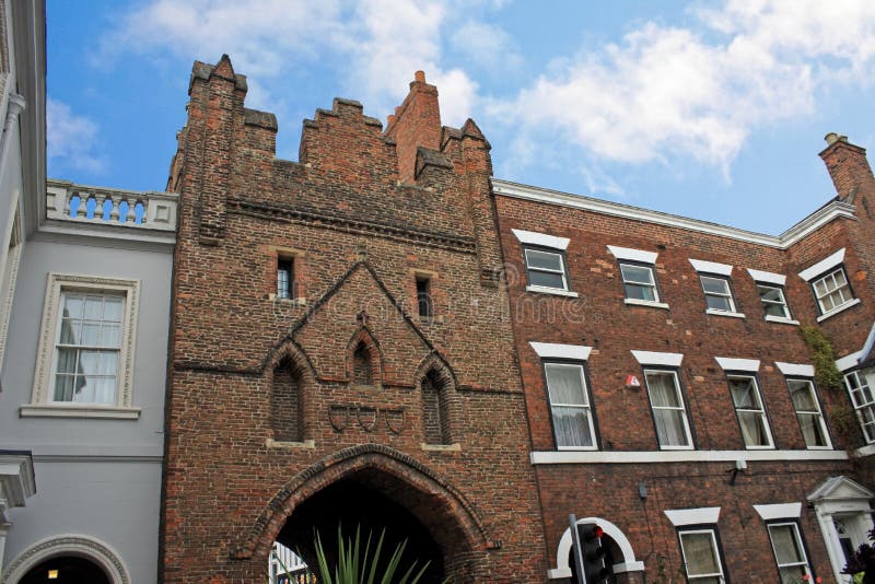 Gateway in Beverley stock image. Image of house, buildings - 37076675