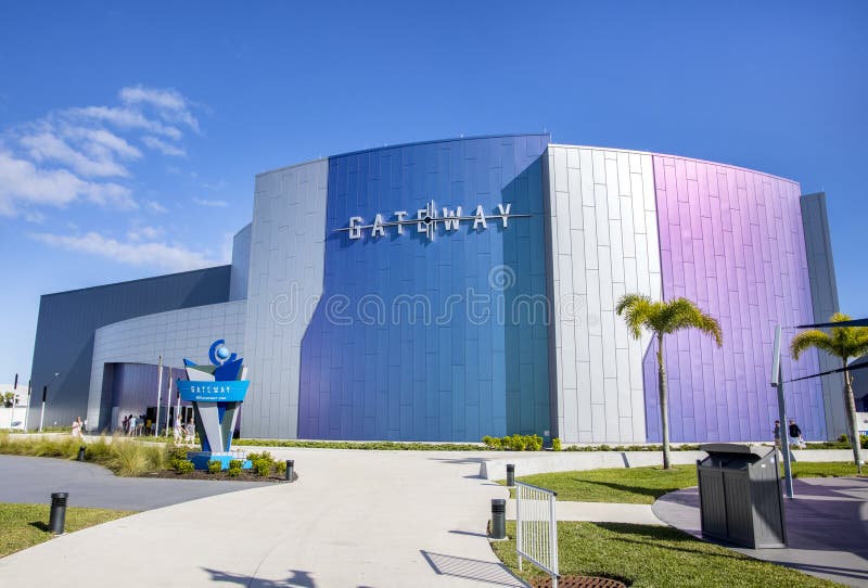 The Gateway Complex at Kennedy Space Center Editorial Stock Photo ...