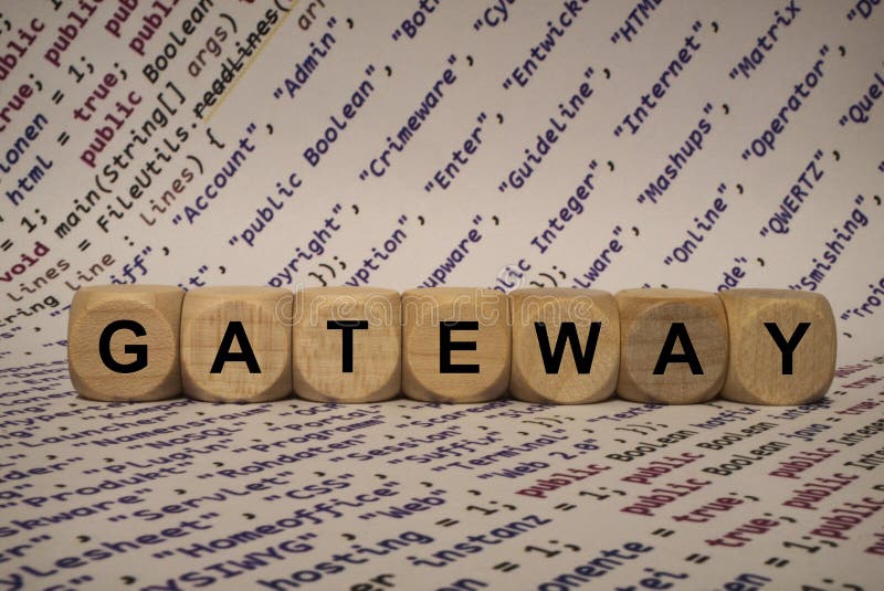 Gateway - Cube with Letters and Words from the Computer, Software ...