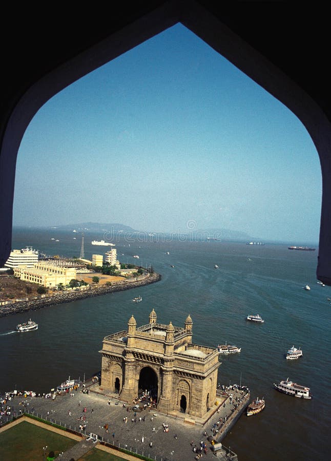 Aerial Gateway of India Bombay Mumbai Maharashtra India Stock Image ...