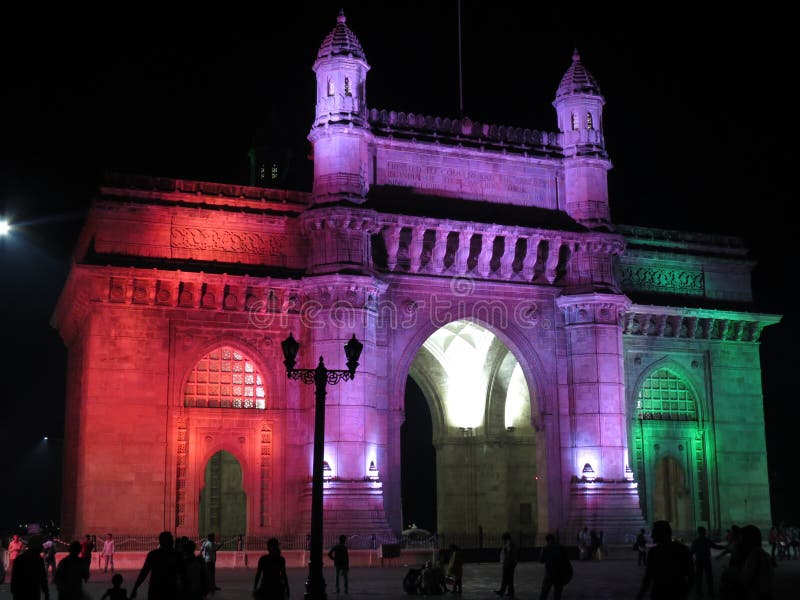 184 Gateway India Night Mumbai Stock Photos - Free & Royalty-Free Stock ...