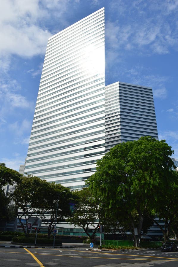 Street View of the Gateway Buildings Singapore, Asia Stock Photo ...