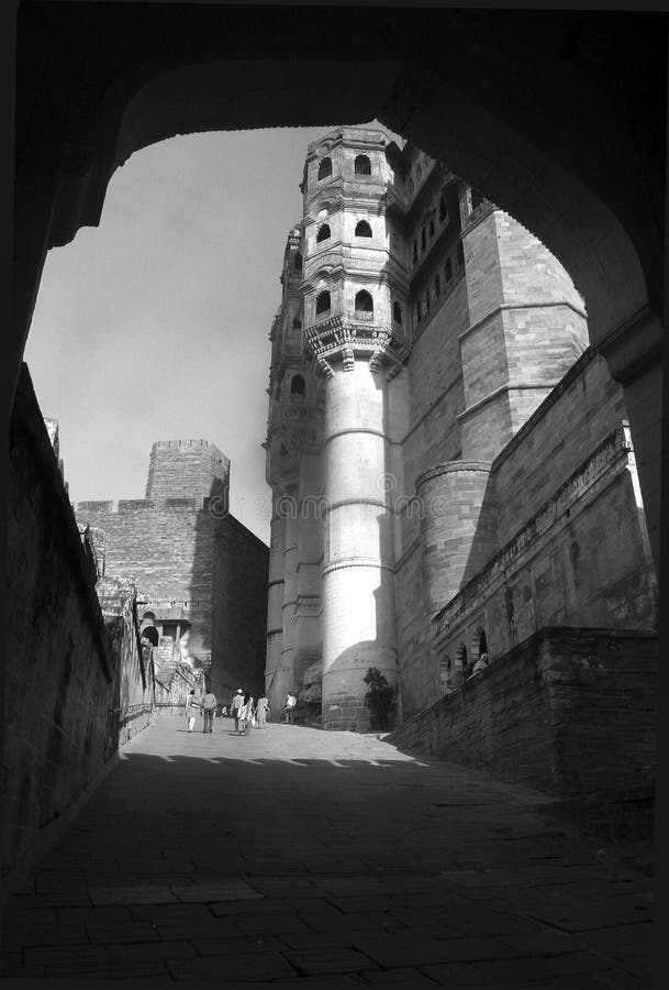 Gateway to the fort stock photo. Image of maharajah, fort - 4404510