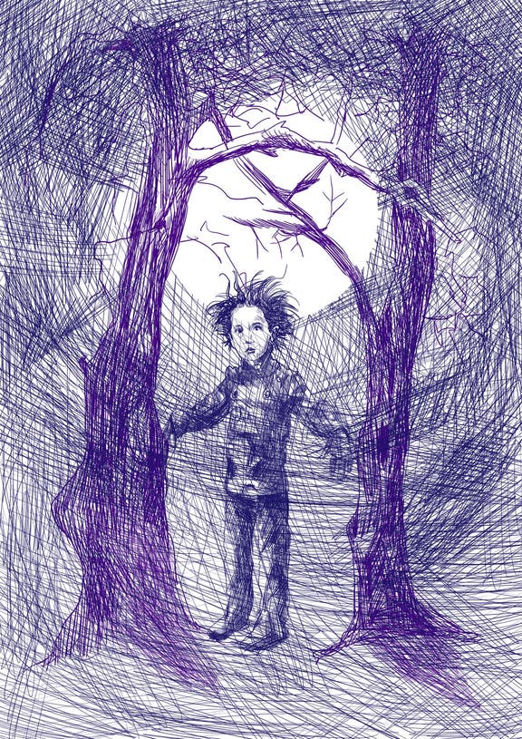 Gateway To the Magical World Stock Illustration - Illustration of ...