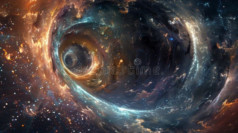 Quantum Threads: Concept of Quantum Strings, Illustrating the Intricate ...