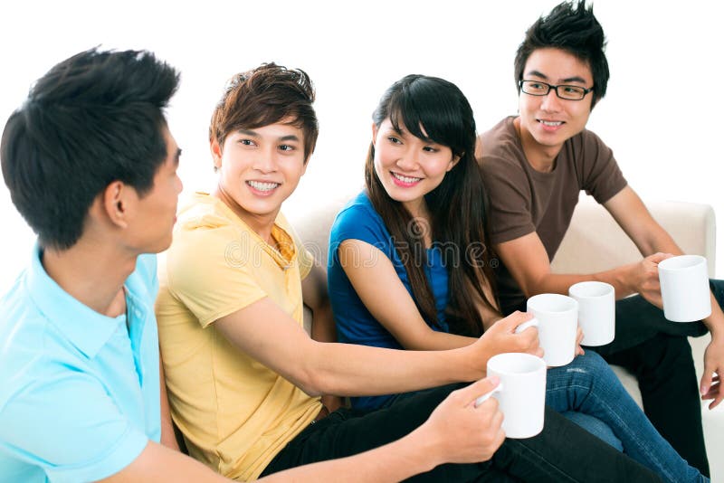 Gathering stock photo. Image of emotion, cheerful, friendly - 27565470