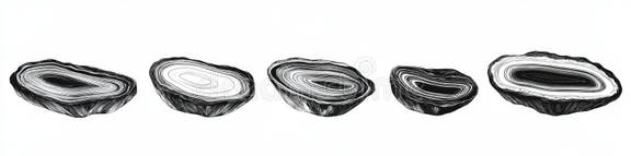 Gathering of Distinctive Mineral Examples Illustrating an Array of ...