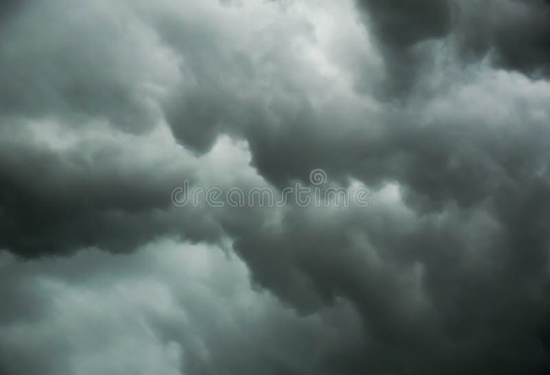 Gathering Dramatic Storm Clouds during Summer Stock Image - Image of ...