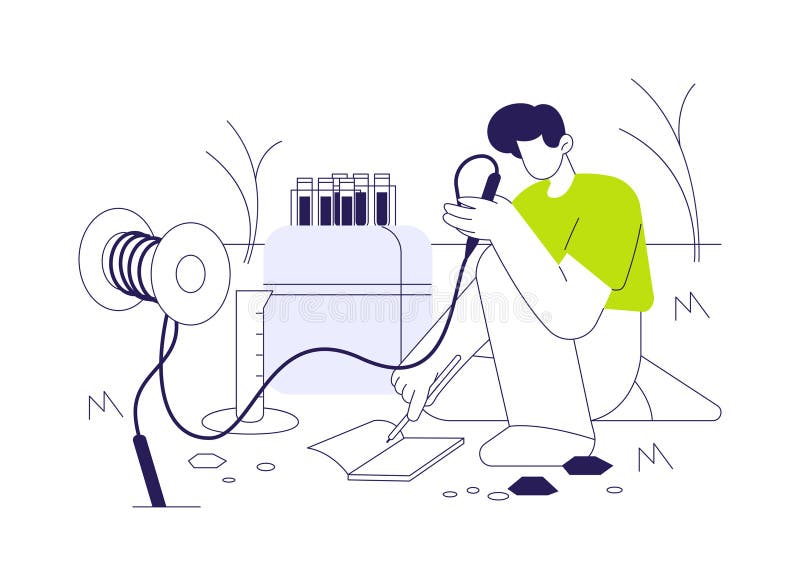 Gathering Environmental Data Abstract Concept Vector Illustration ...