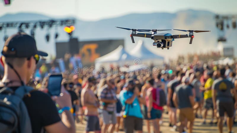 People Standing Around a Crowd of People Stock Photo - Image of ...
