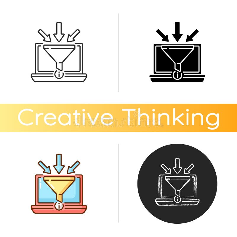 Gathering Information stock vector. Illustration of arrow - 34655809