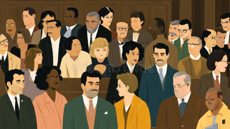 Group of Diverse Individuals Engaged in Discussion in a Professional ...